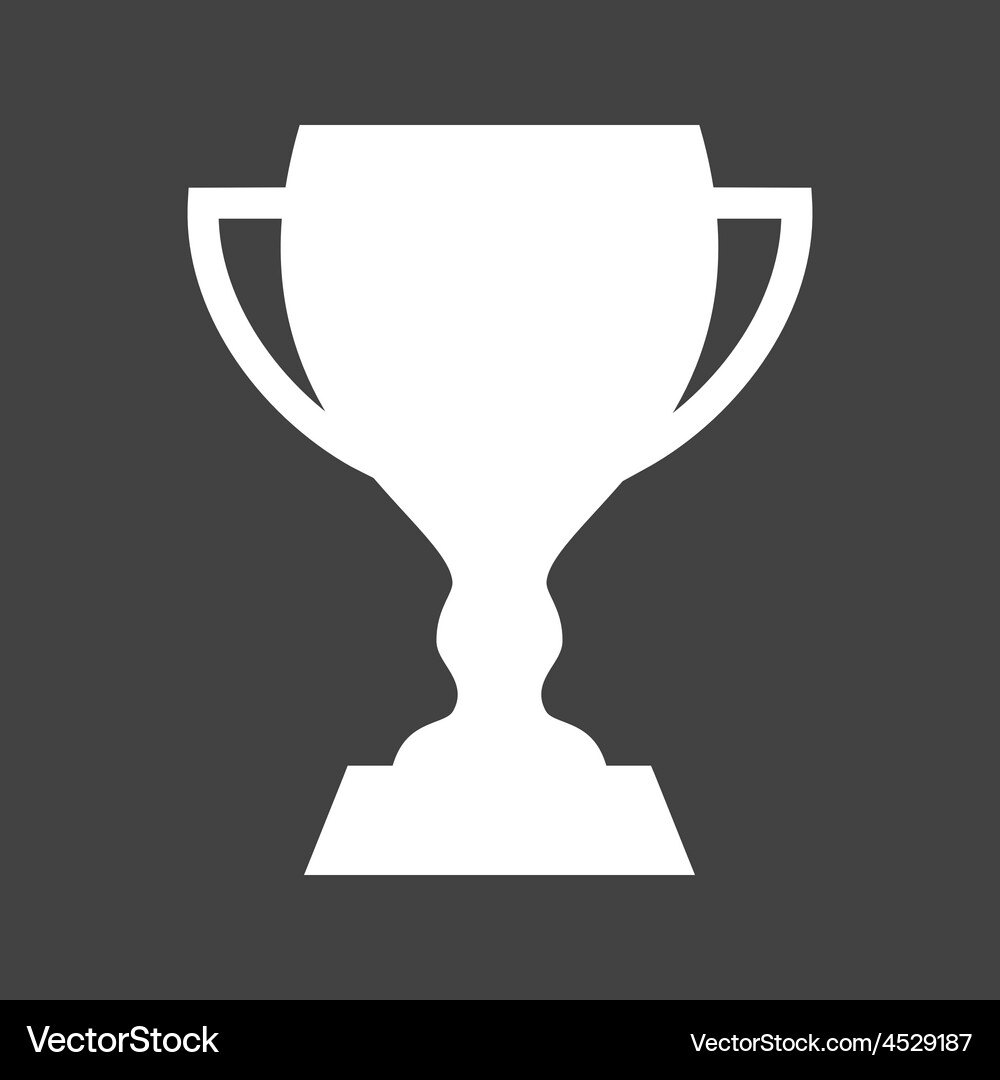 Cup trophy Royalty Free Vector Image - VectorStock