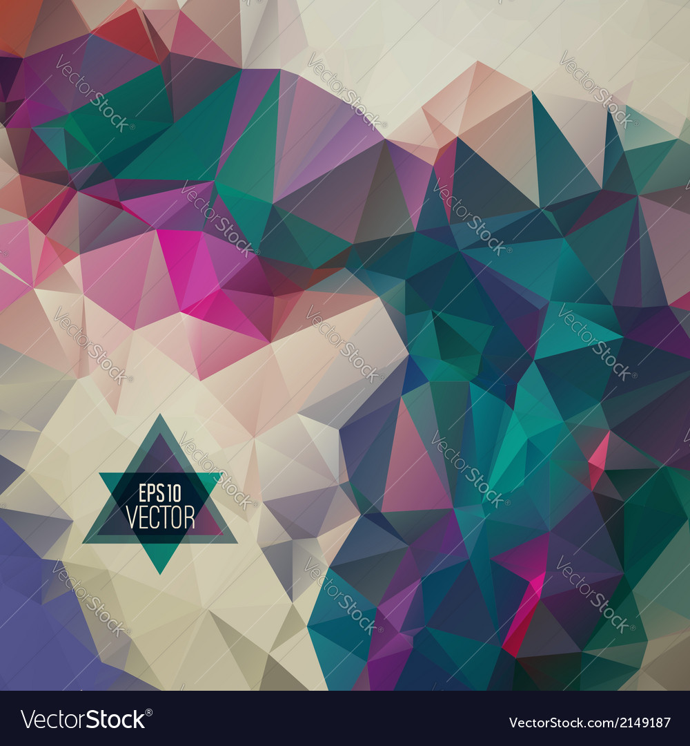 Retro pattern geometric shapes Royalty Free Vector Image