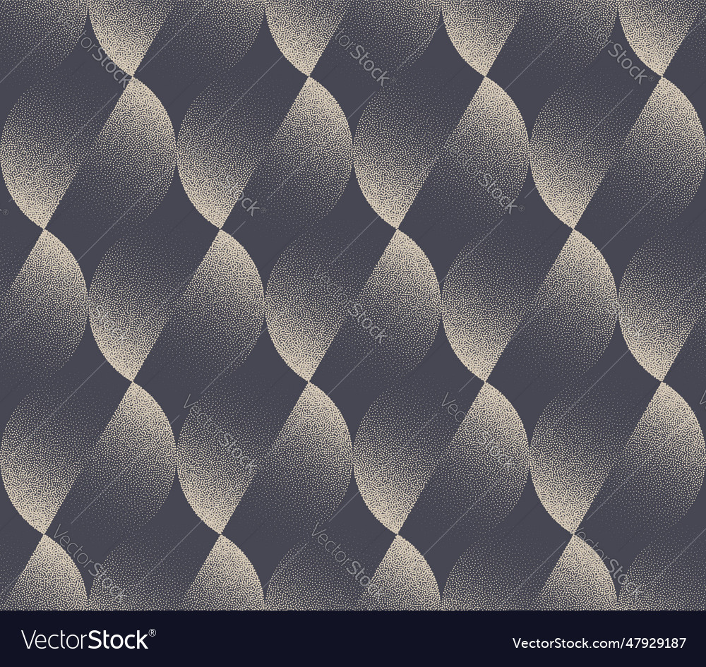 Split circles checkered posh seamless pattern Vector Image
