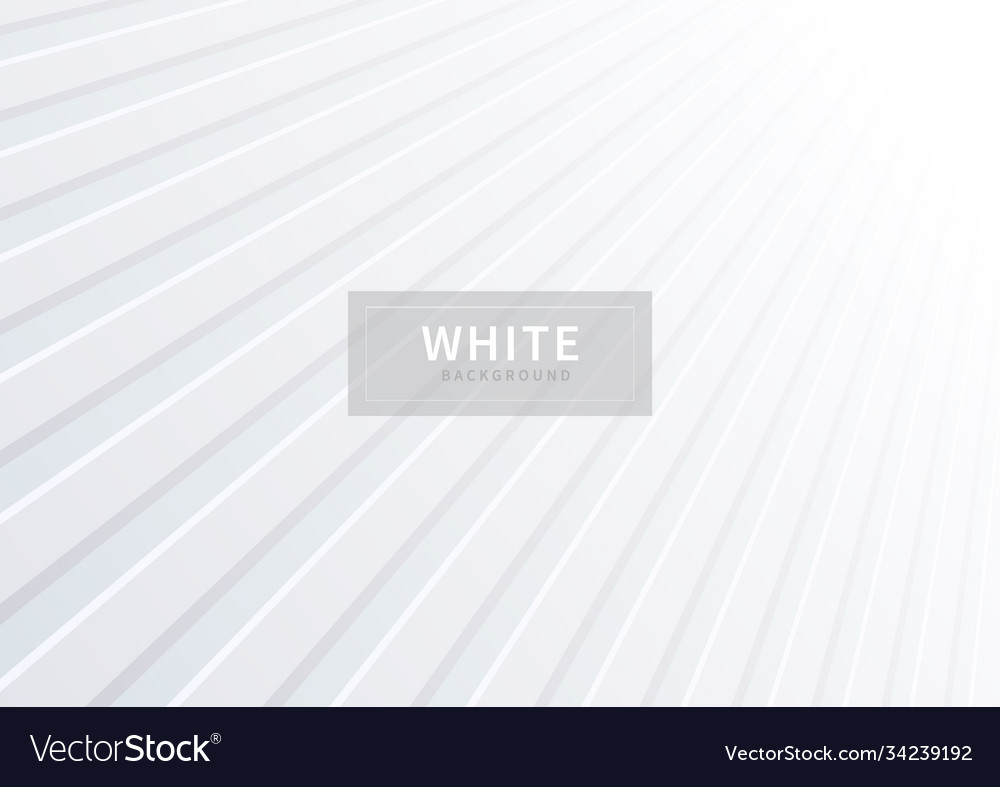 Abstract diagonal white perspective background Vector Image