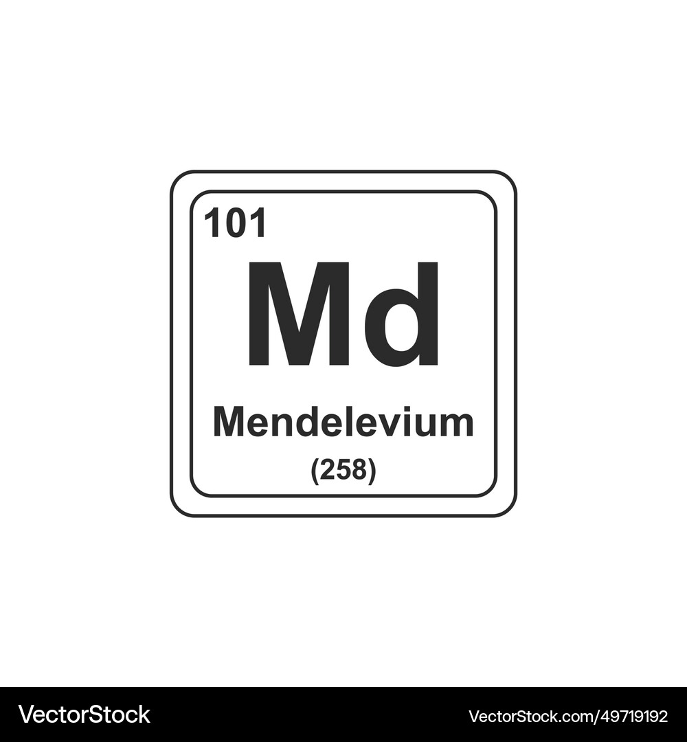 Chemical sign and symbol Royalty Free Vector Image