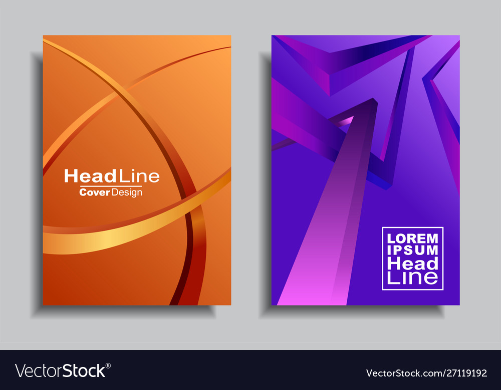 Modern abstract covers pattern background Vector Image