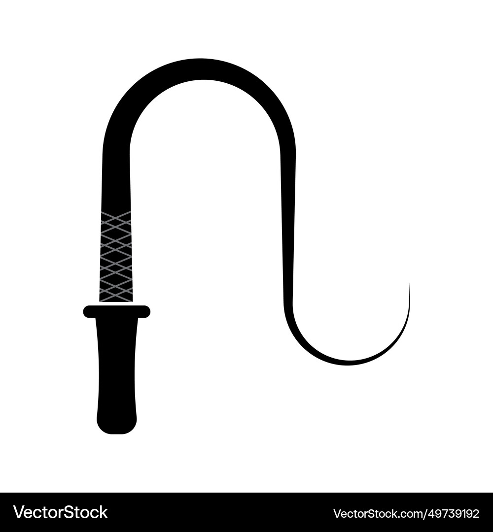 Whip icon Royalty Free Vector Image - VectorStock