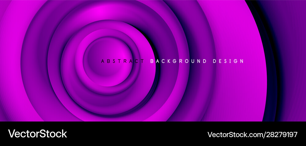3d style abstract swirl circles modern Royalty Free Vector