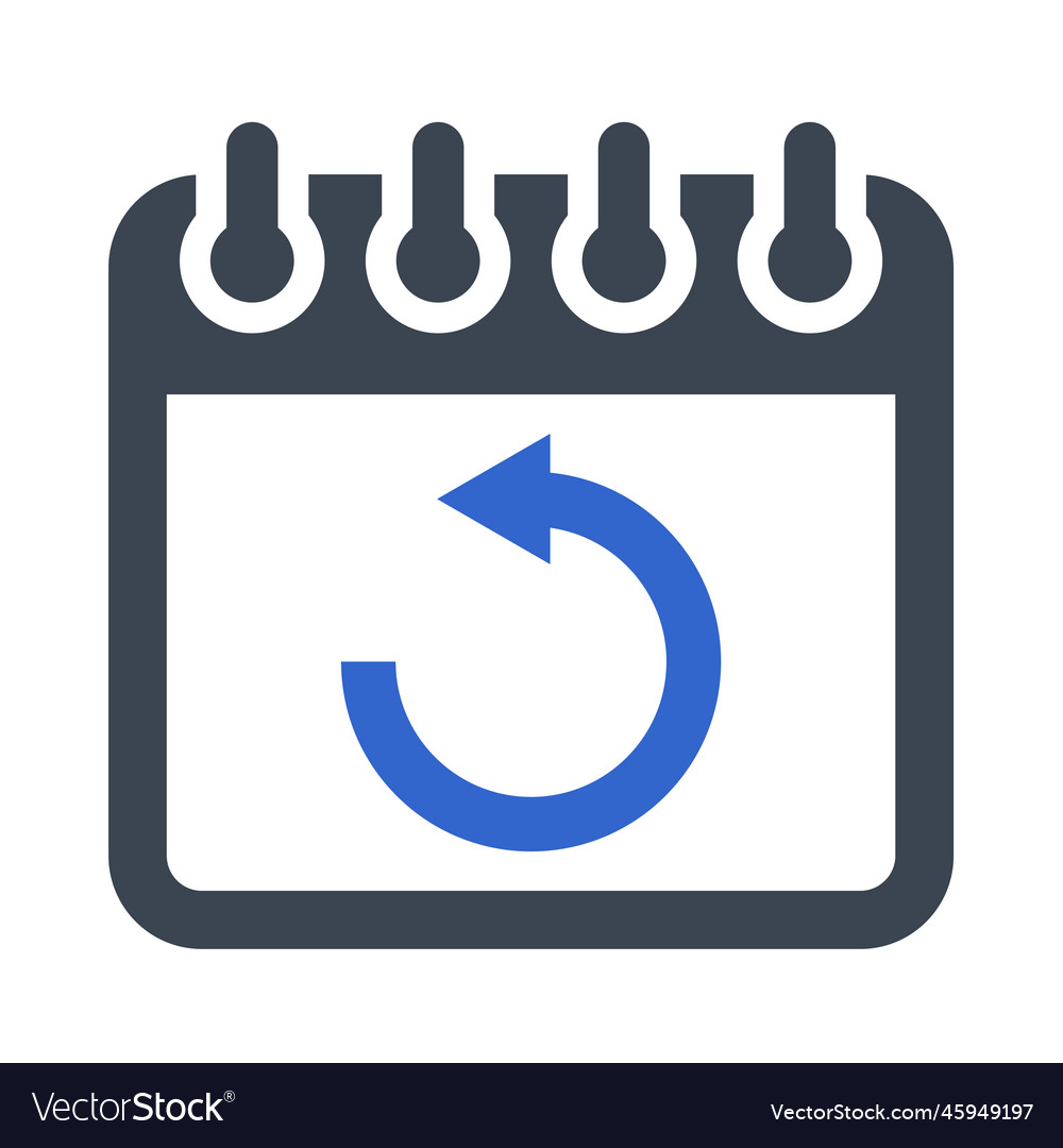 Date update icon Royalty Free Vector Image - VectorStock