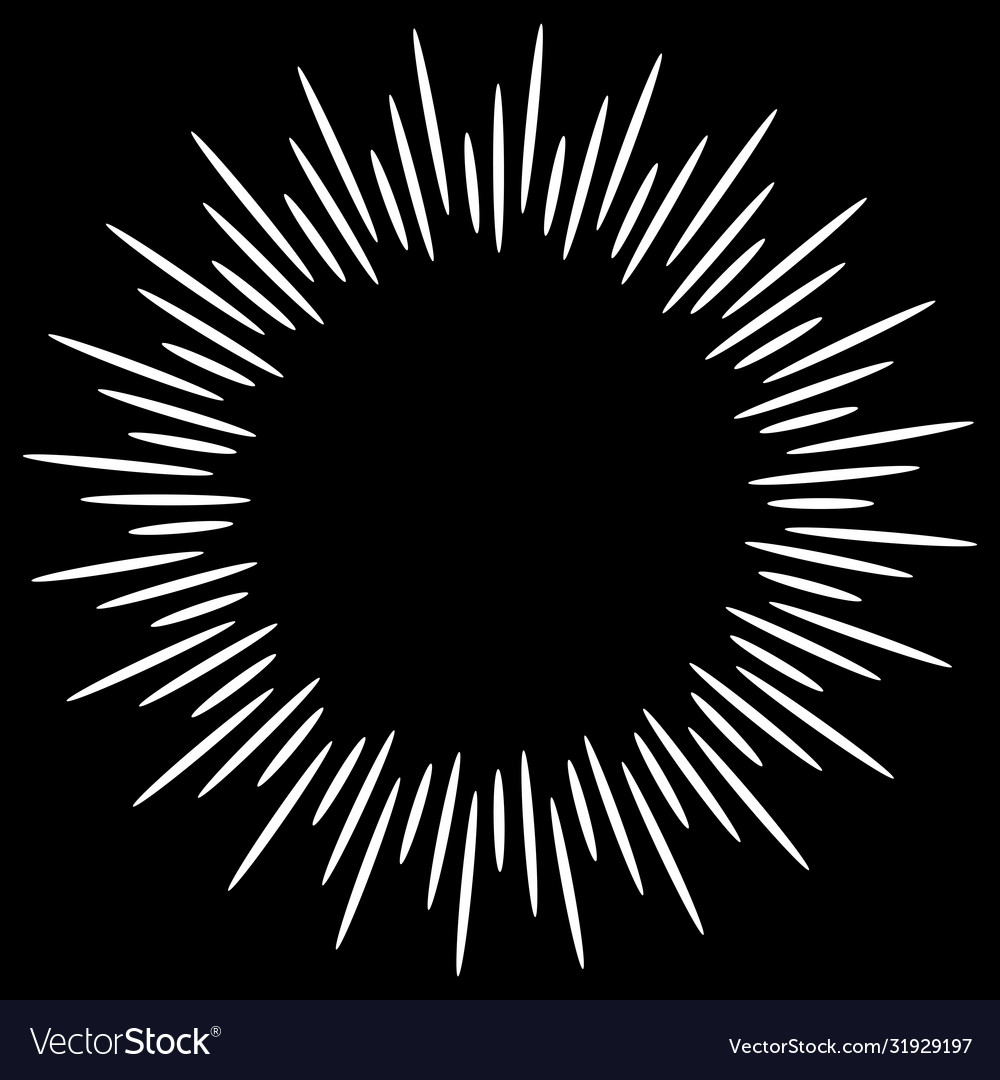 Design elements starburst explosion effect Vector Image