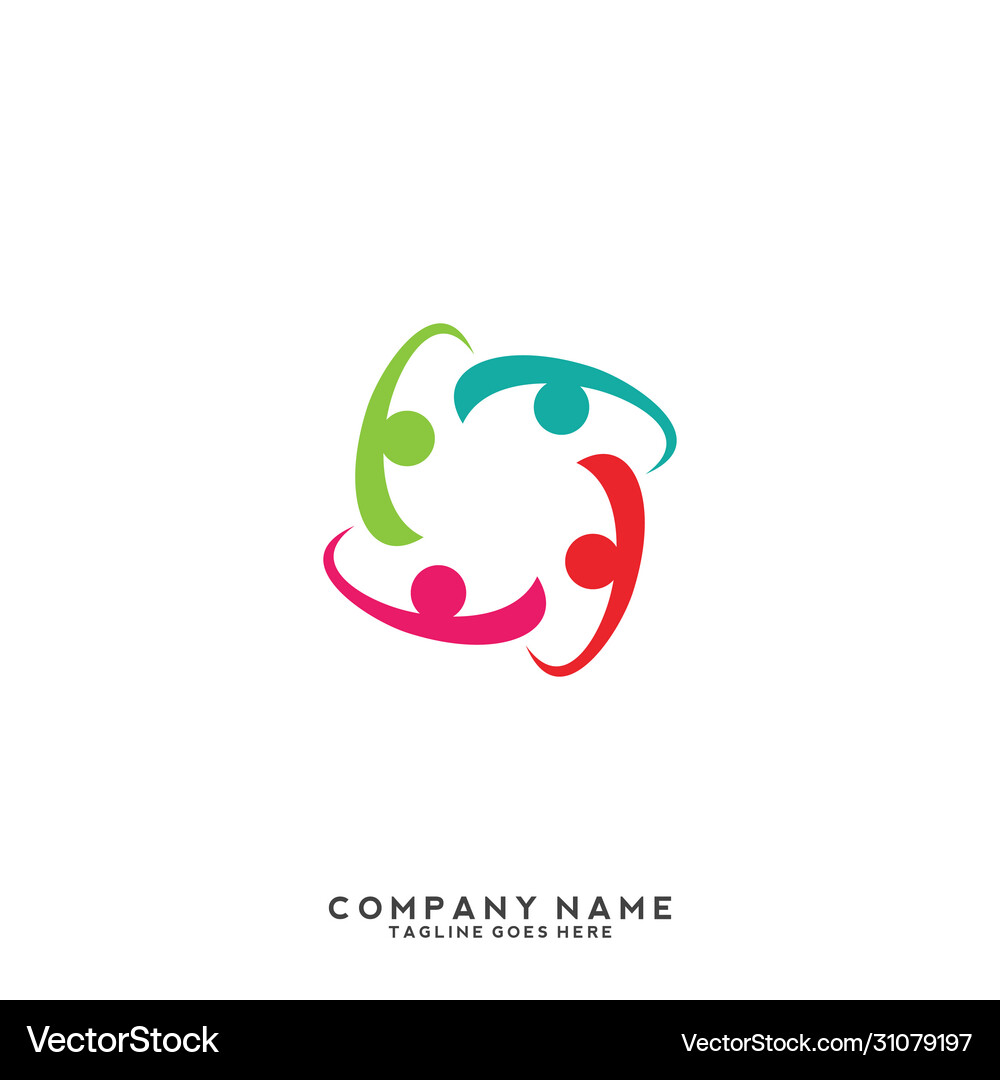 People community creative hub social connection Vector Image