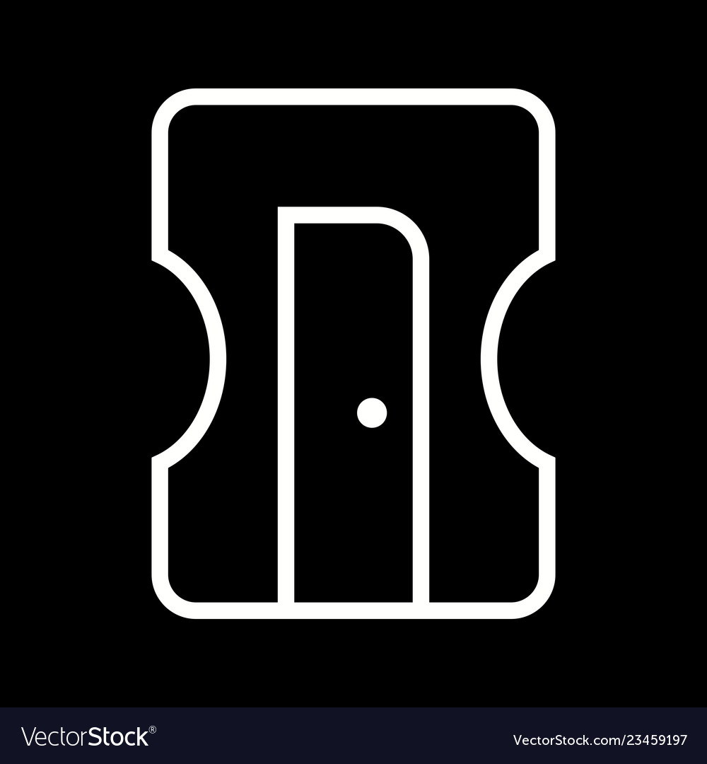 Sharpener icon Royalty Free Vector Image - VectorStock