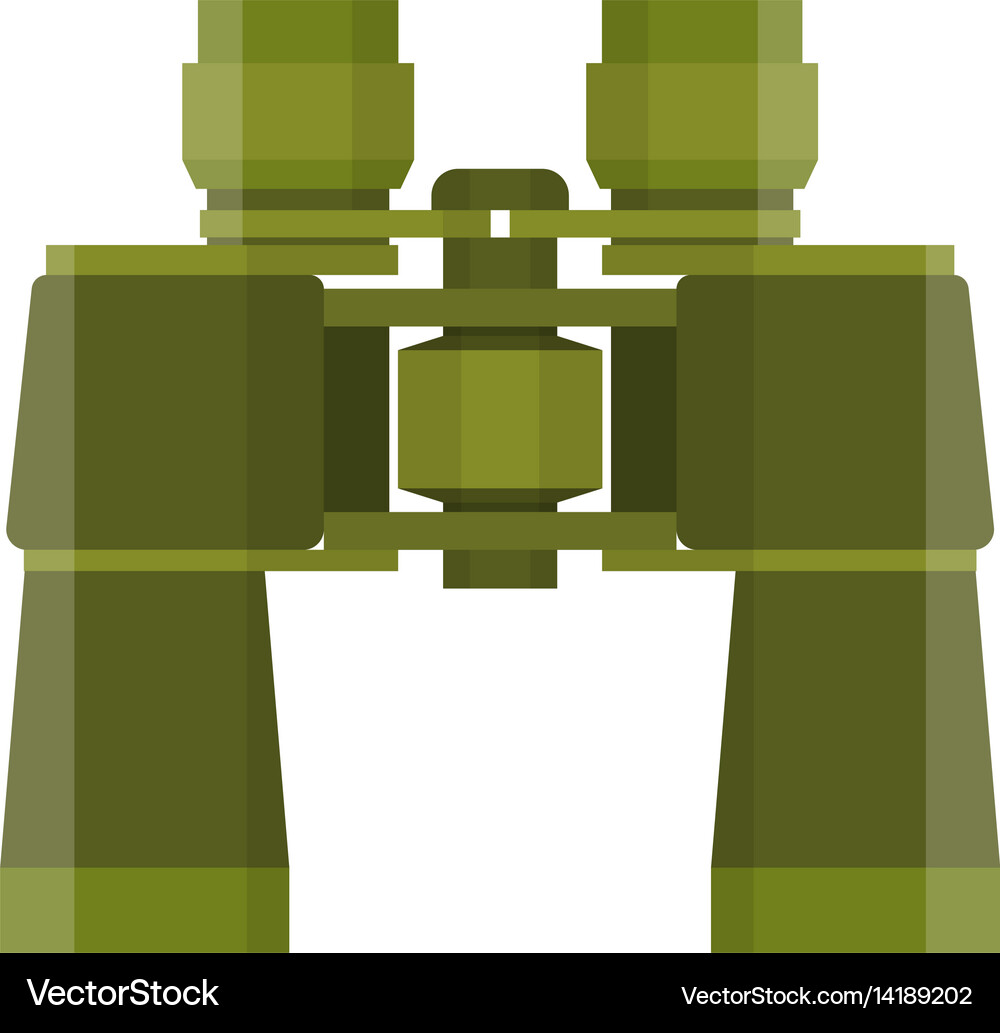 Binoculars travel or military icon Royalty Free Vector Image