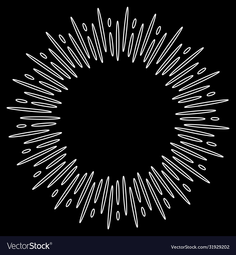 Design elements starburst explosion effect Vector Image