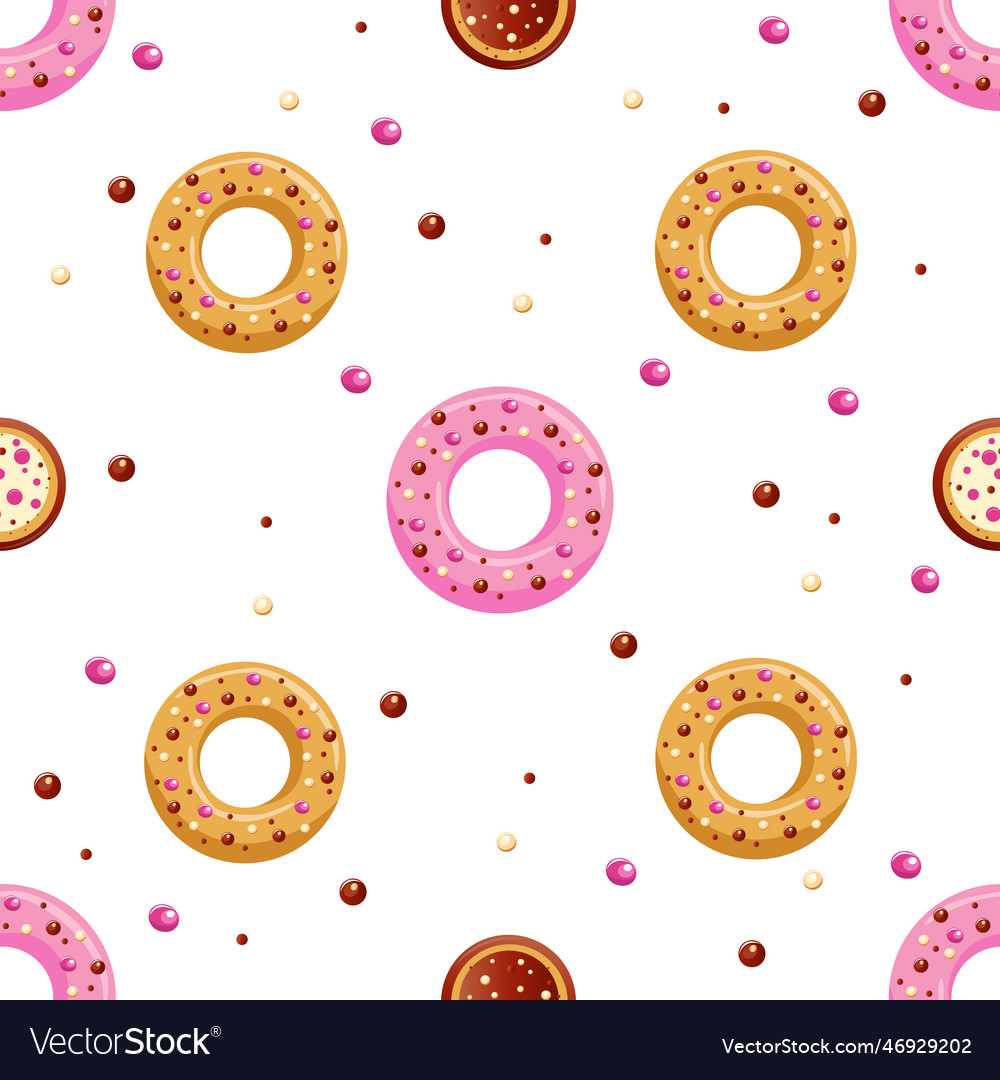 Sweet seamless pattern Royalty Free Vector Image