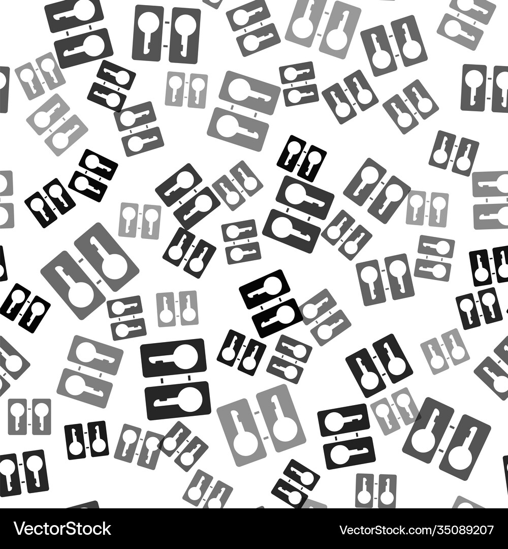 Black metal mold plates for casting keys icon Vector Image