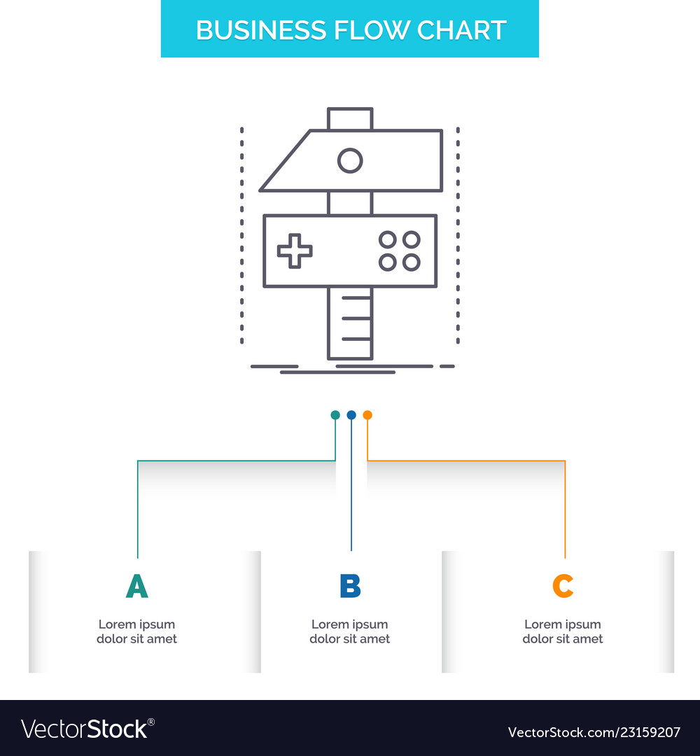 Build craft develop developer game business flow Vector Image