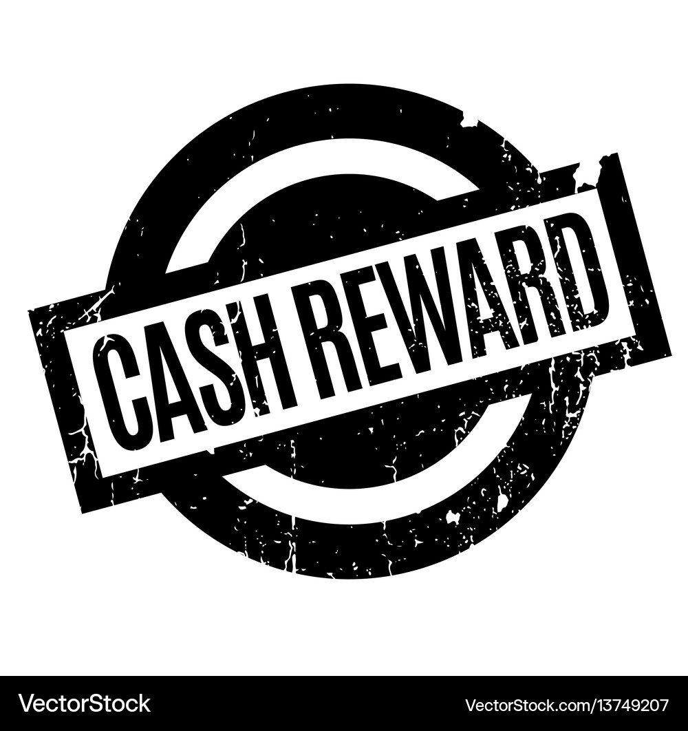 Cash reward rubber stamp Royalty Free Vector Image