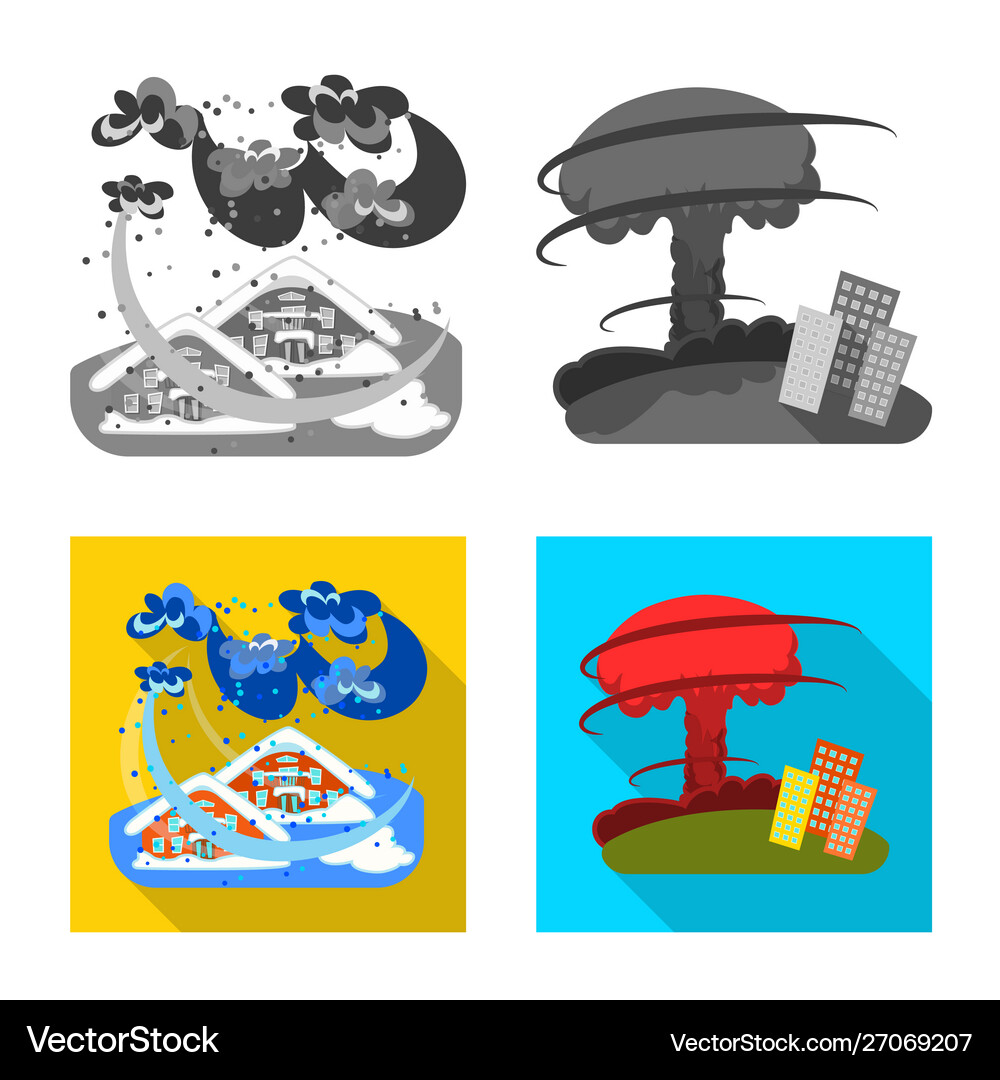 Isolated object weather and distress symbol Vector Image