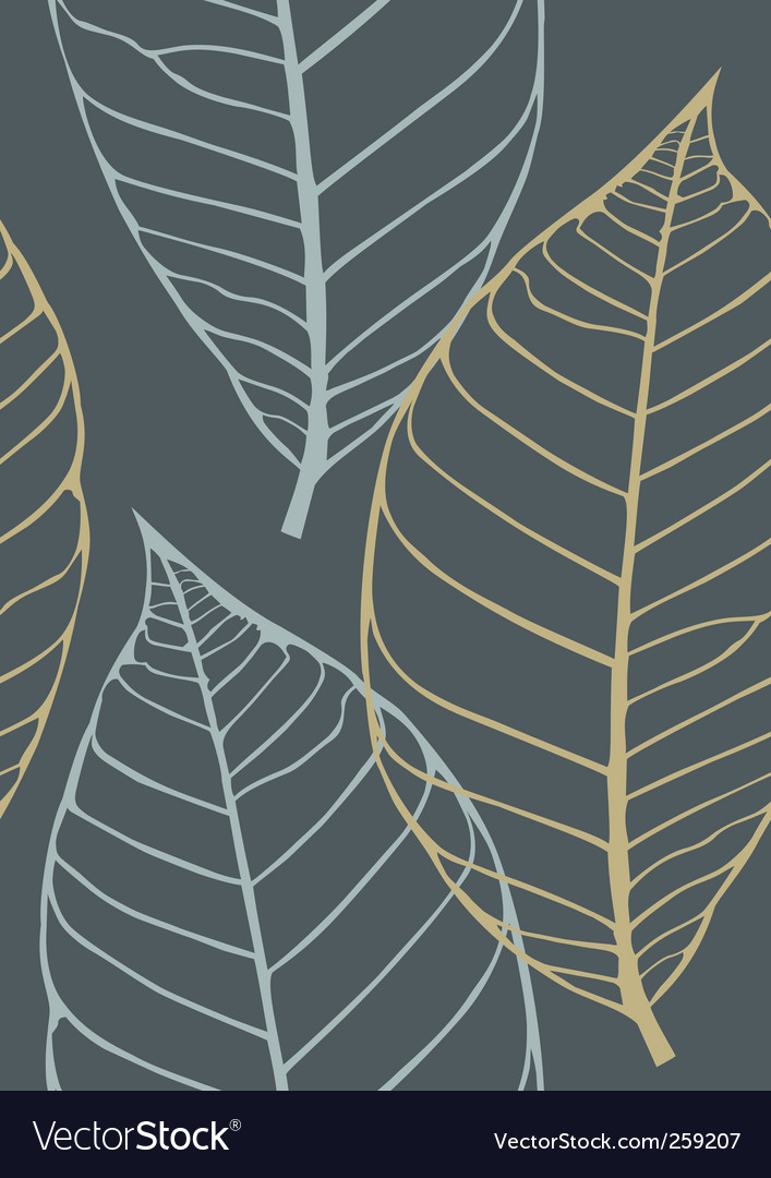 Leaves texture Royalty Free Vector Image - VectorStock