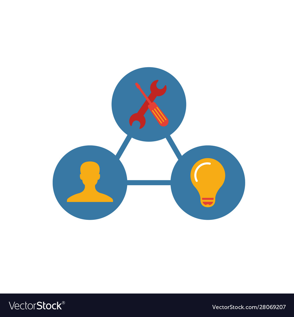 Servitization icon colored simple elements from Vector Image