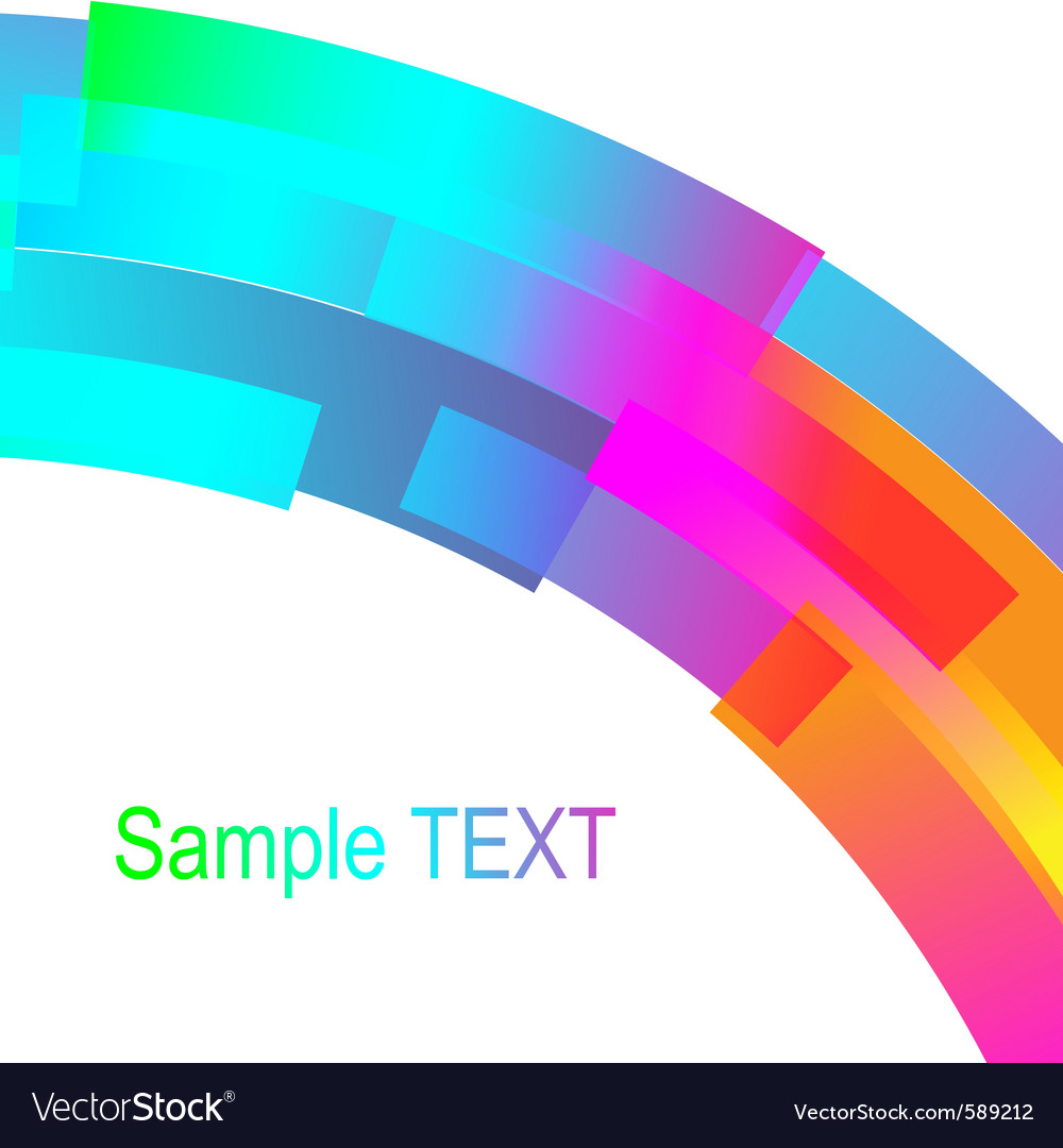 Abstract rainbow Royalty Free Vector Image - VectorStock