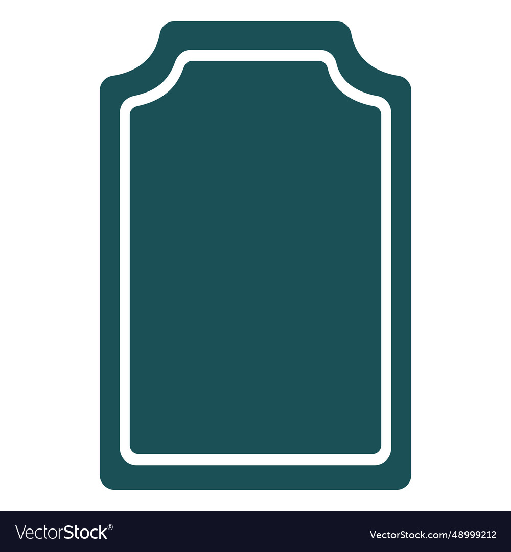 Simple Rectangle Label Royalty Free Vector Image