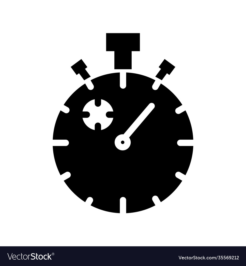 Timer icon stopwatch icon simple mobile concept Vector Image