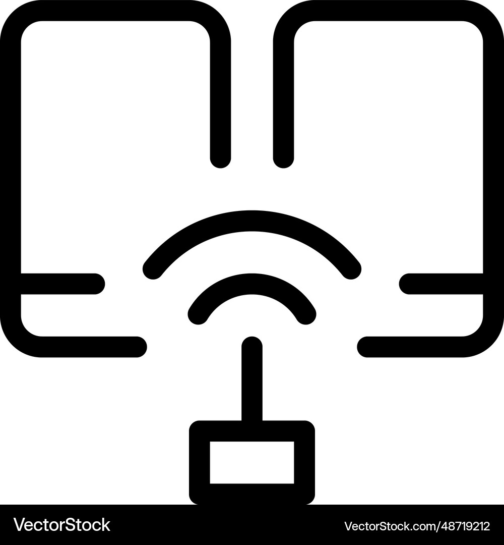 Wireless transfer of data to multiple cell phones Vector Image