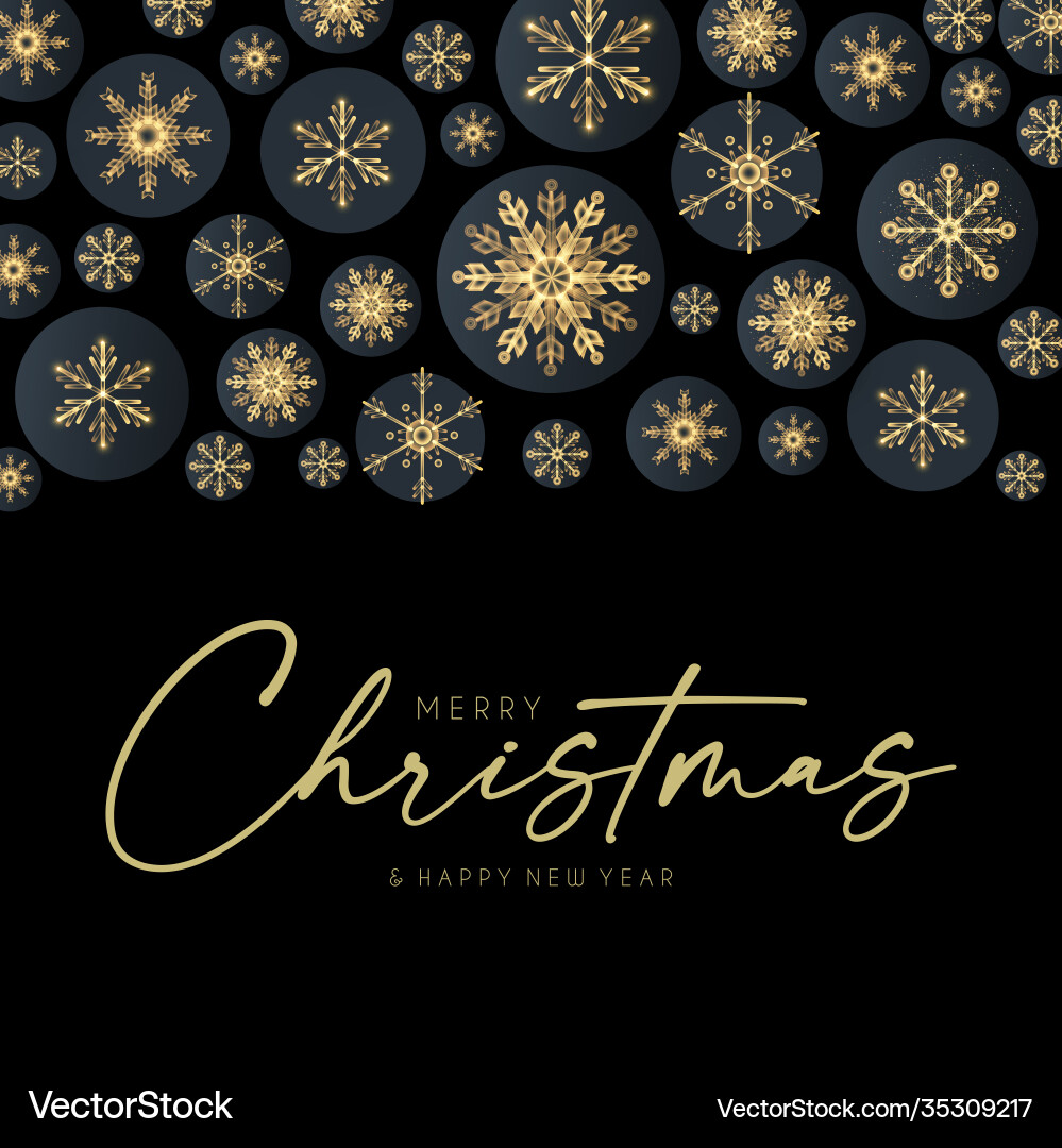 Merry christmas elegant holiday design Royalty Free Vector