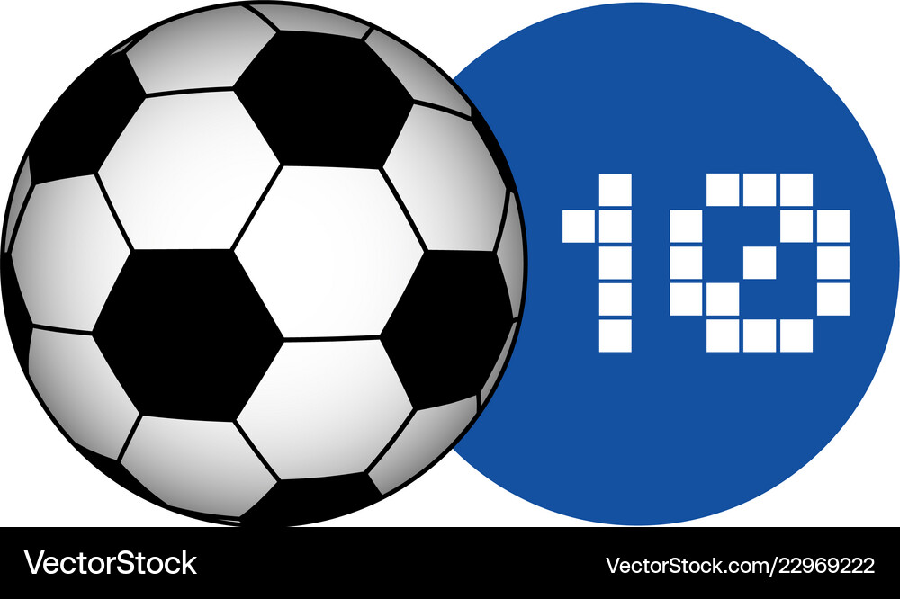 Soccer symbol Royalty Free Vector Image - VectorStock
