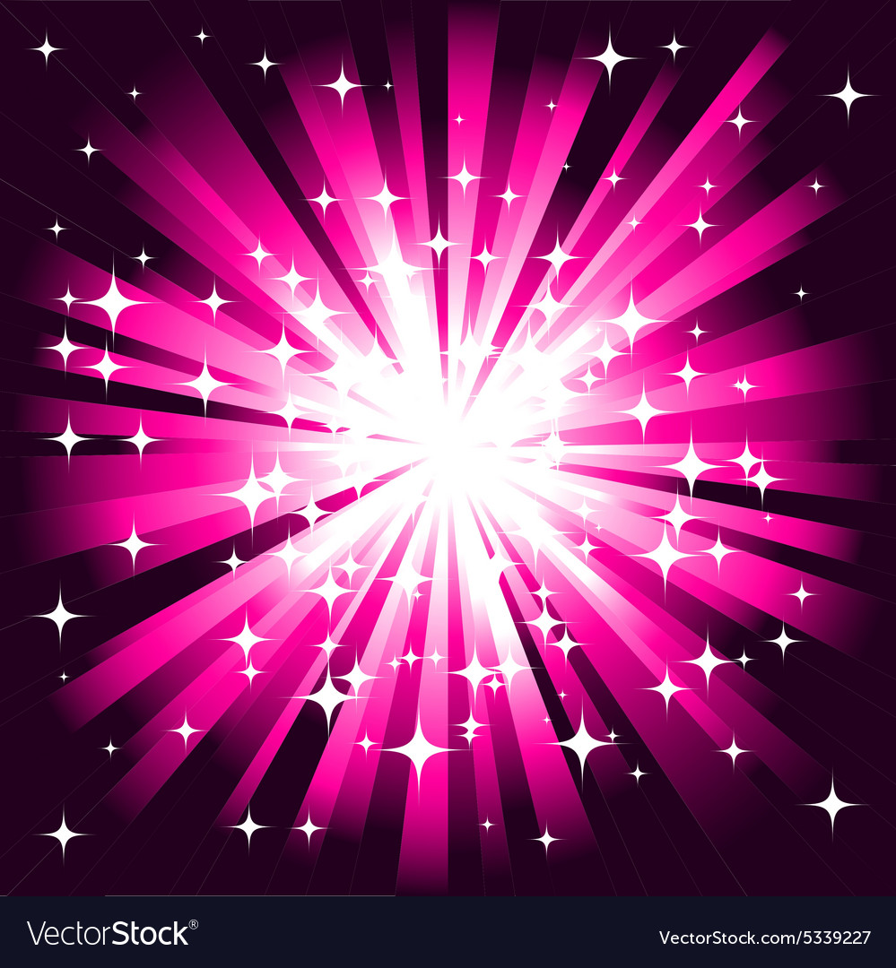 Magic firework background Royalty Free Vector Image