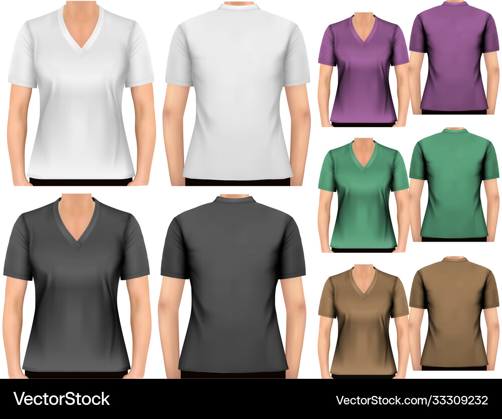 Female t-shirts design template graphic design Vector Image