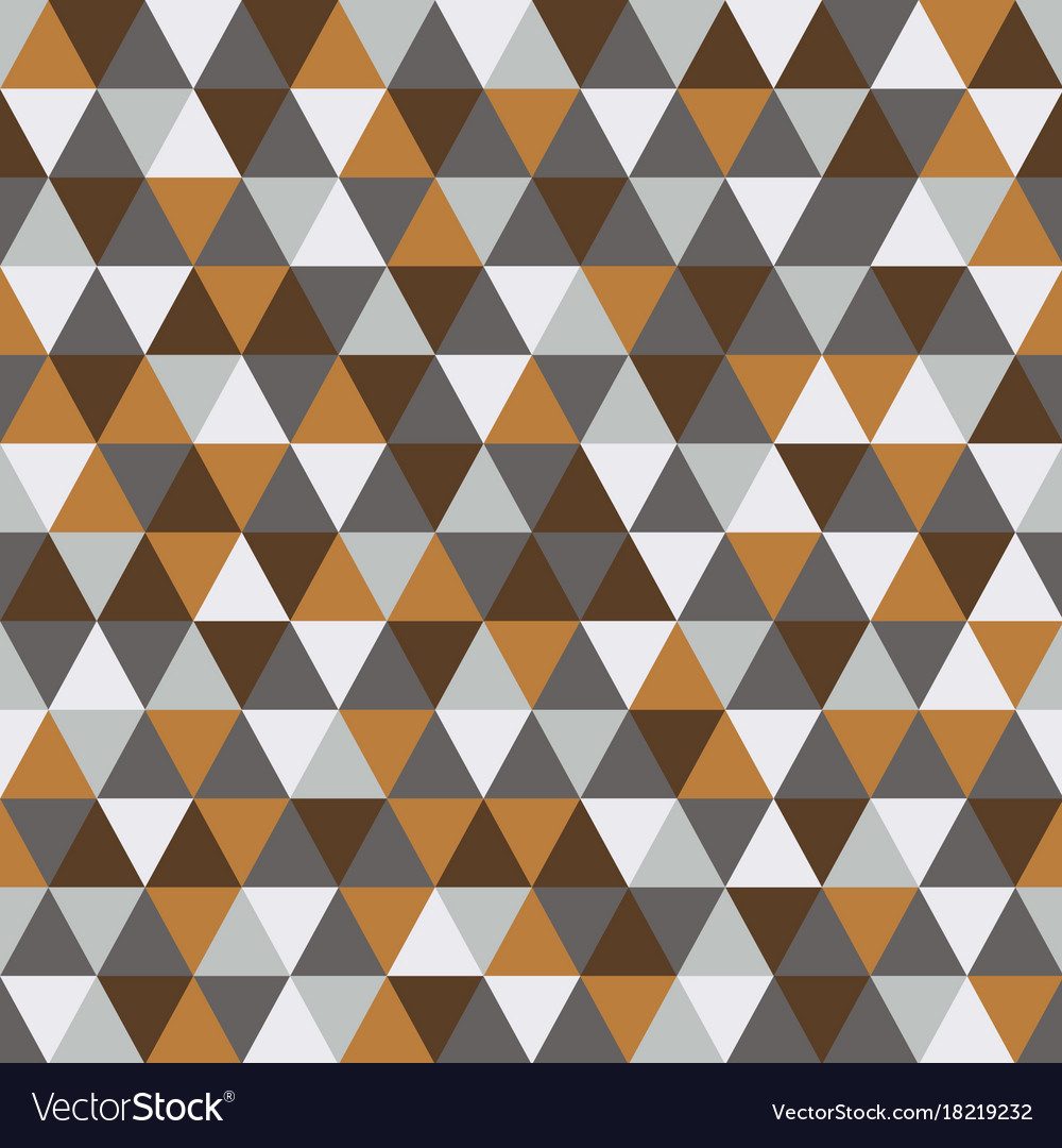 Triangle pattern with retro and fashion concept Vector Image