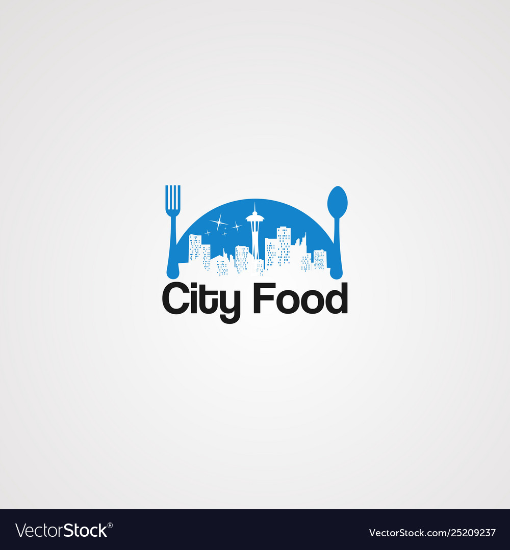 Blue Food Logo