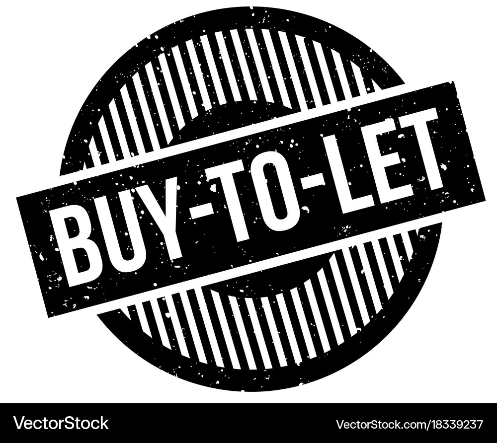 Buy-to-let rubber stamp Royalty Free Vector Image