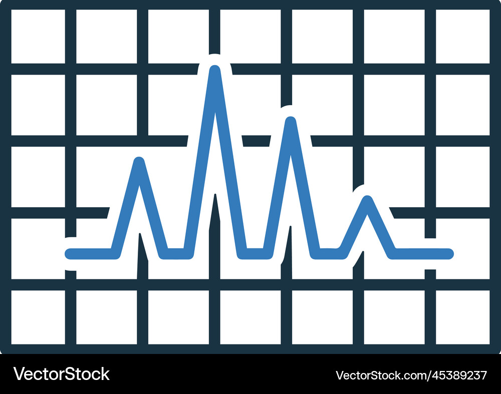 Capillary chromatography chromatograpy iconsimple Vector Image