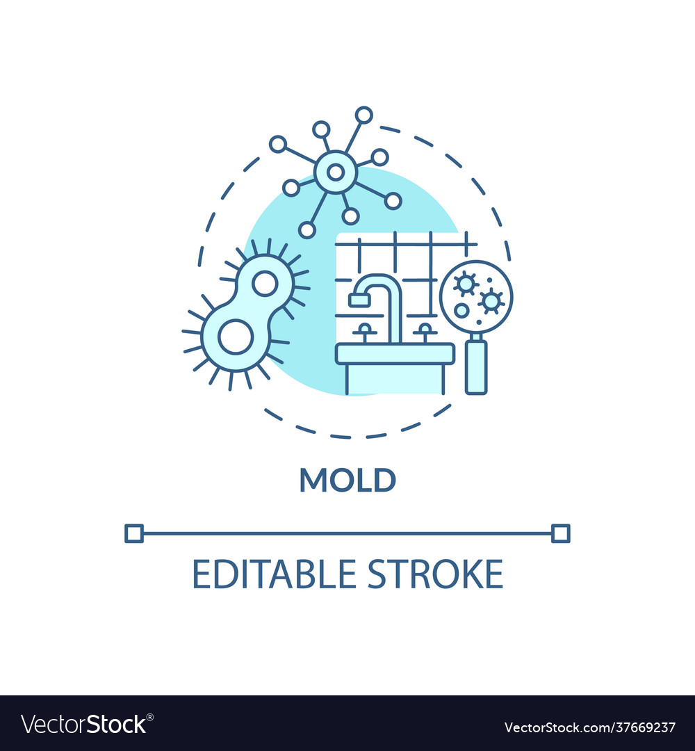 Mold concept icon Royalty Free Vector Image - VectorStock