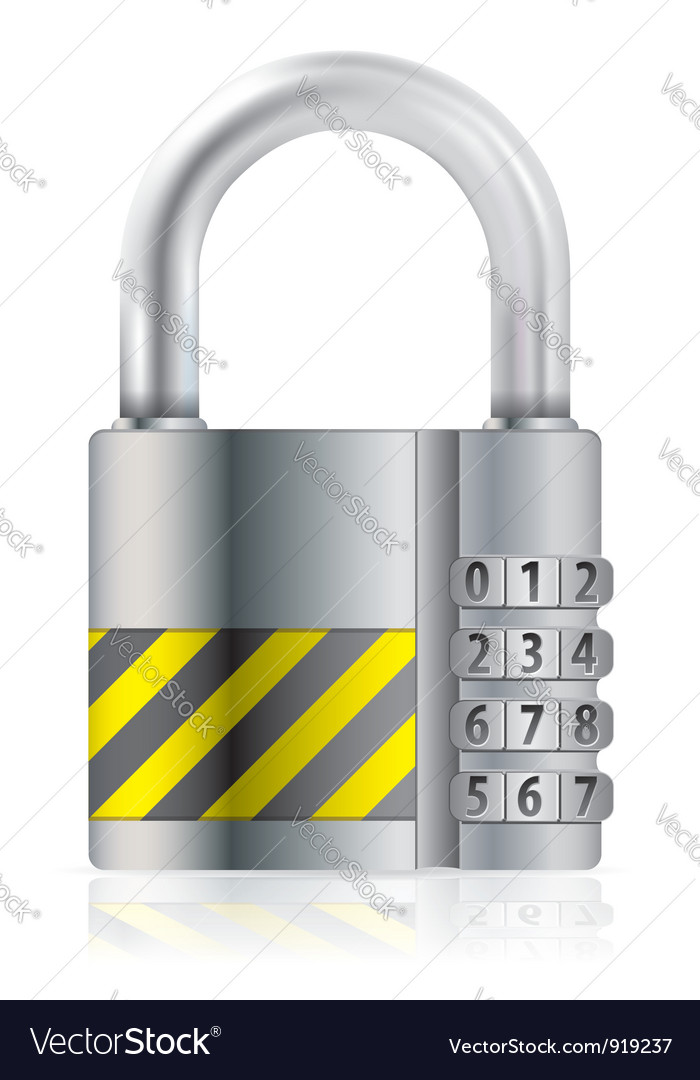 Padlock Royalty Free Vector Image - VectorStock