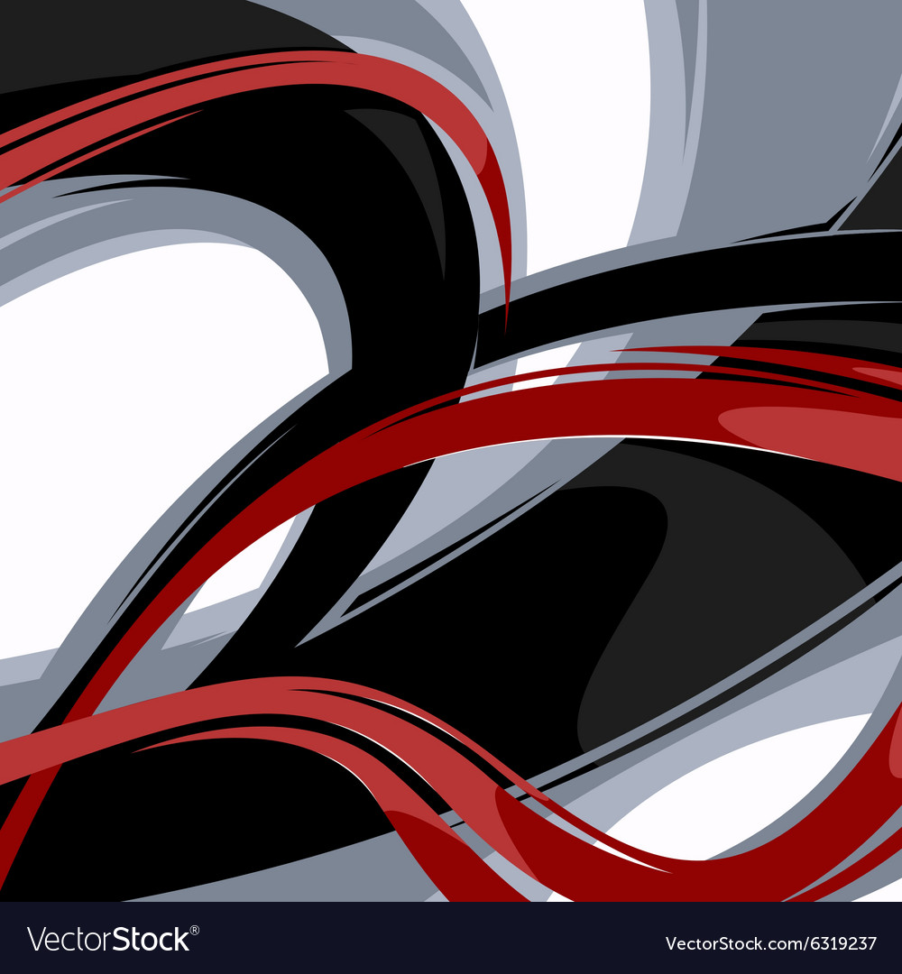 Powerful abstract background with waves Royalty Free Vector