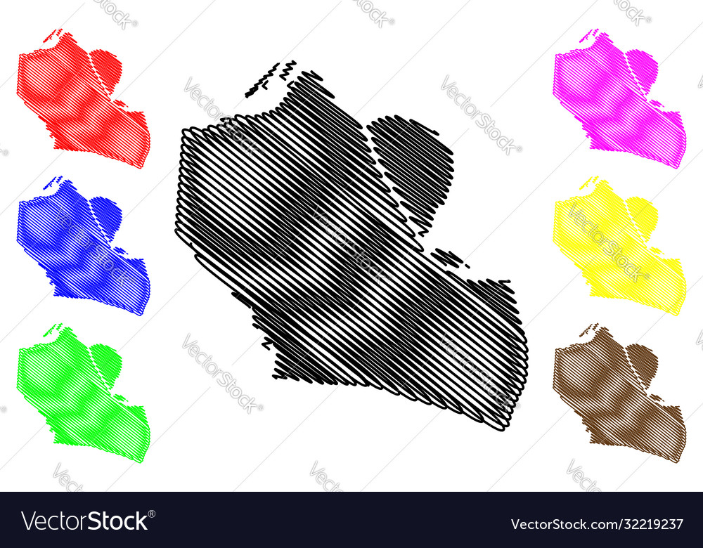 Villeurbanne city french republic france map Vector Image