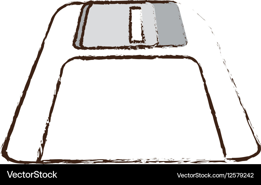 Floppy disk storage information office sketch Vector Image
