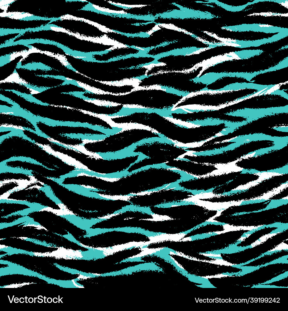 Seamless pattern blue and black stripes under Vector Image