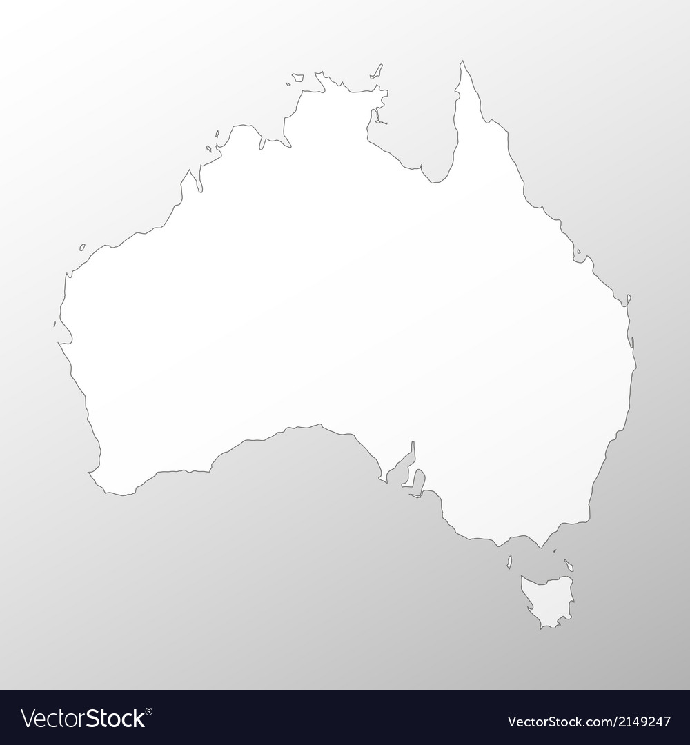 Australia map background Royalty Free Vector Image