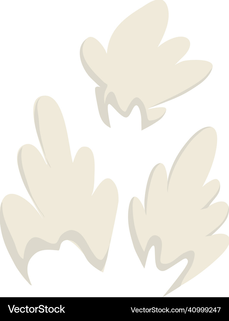 Cartoon dust cloud comic cloud shape spray air Vector Image