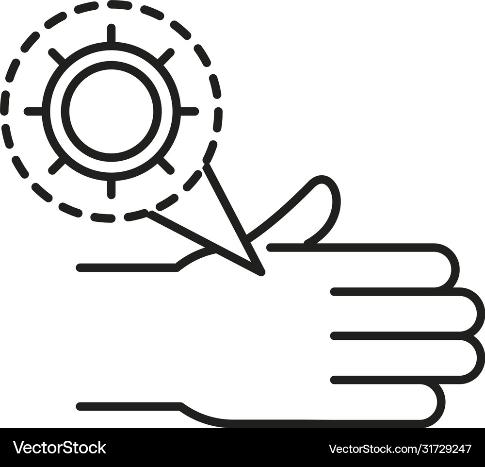 Cleaning disinfection infected hand virus Vector Image