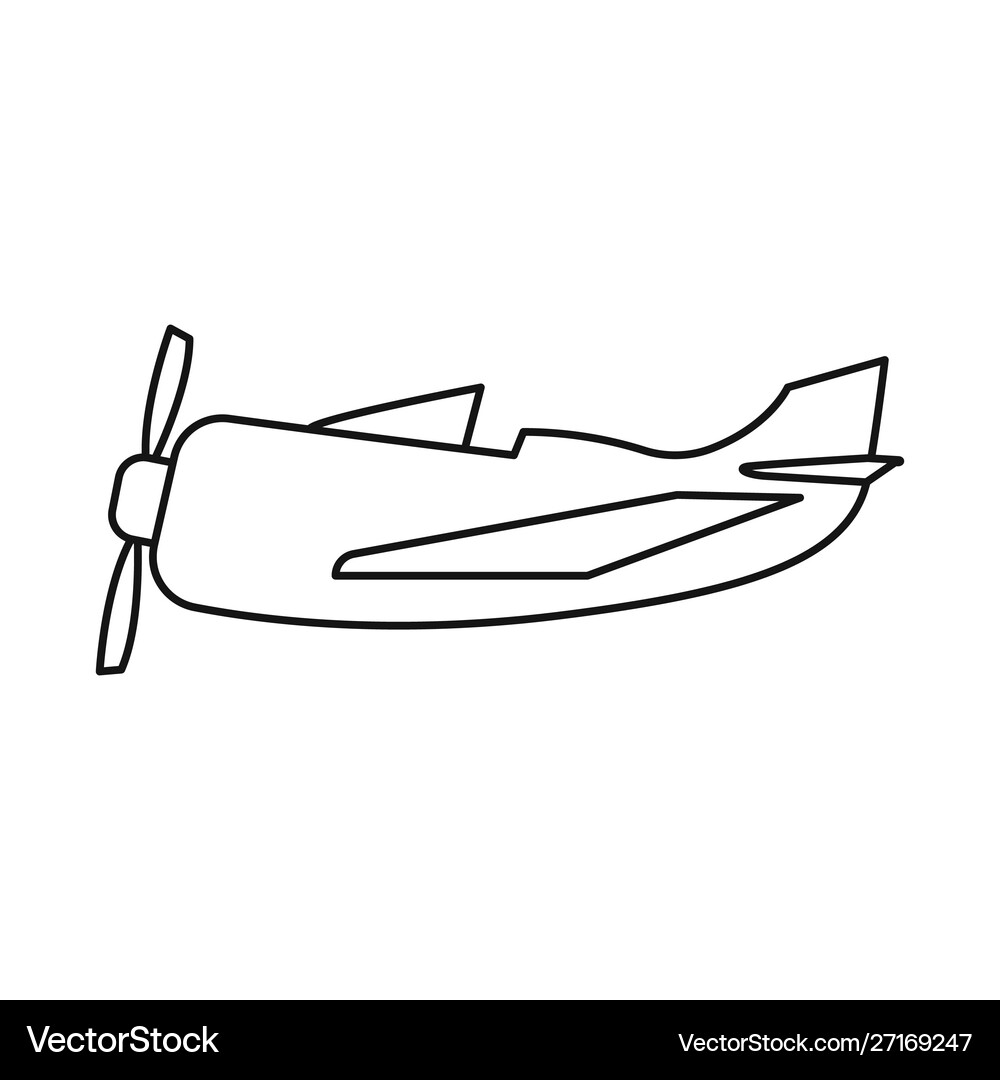Design airplane and air sign set Royalty Free Vector Image