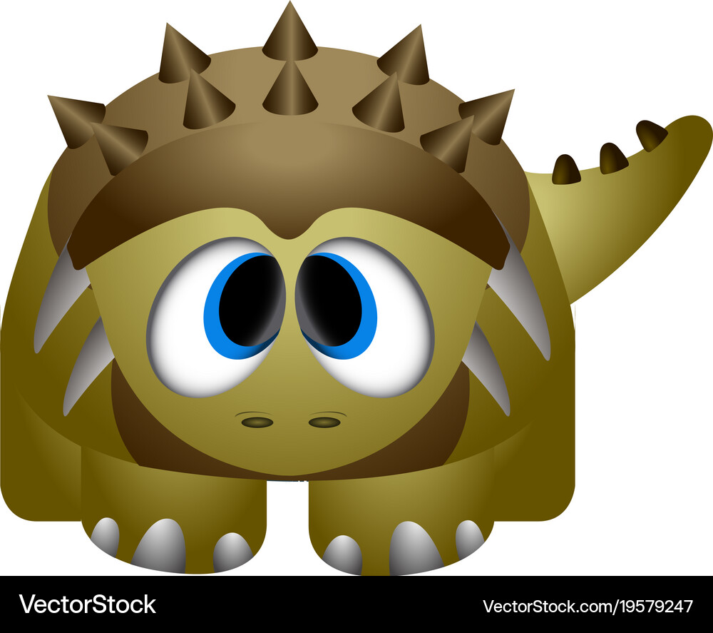 Isolated cute dinosaur Royalty Free Vector Image