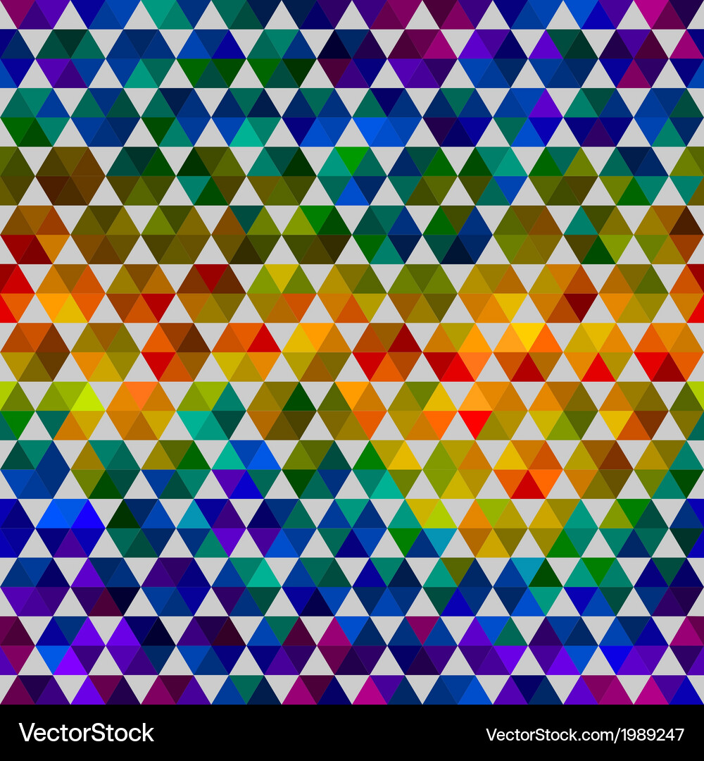 Seamless abstract pattern of color shapes Vector Image