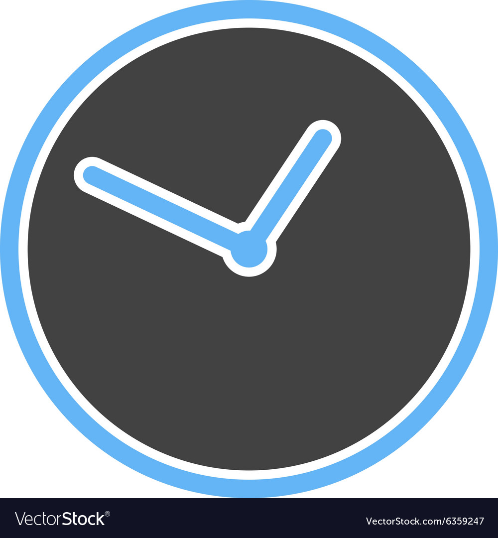 Wall clock Royalty Free Vector Image - VectorStock