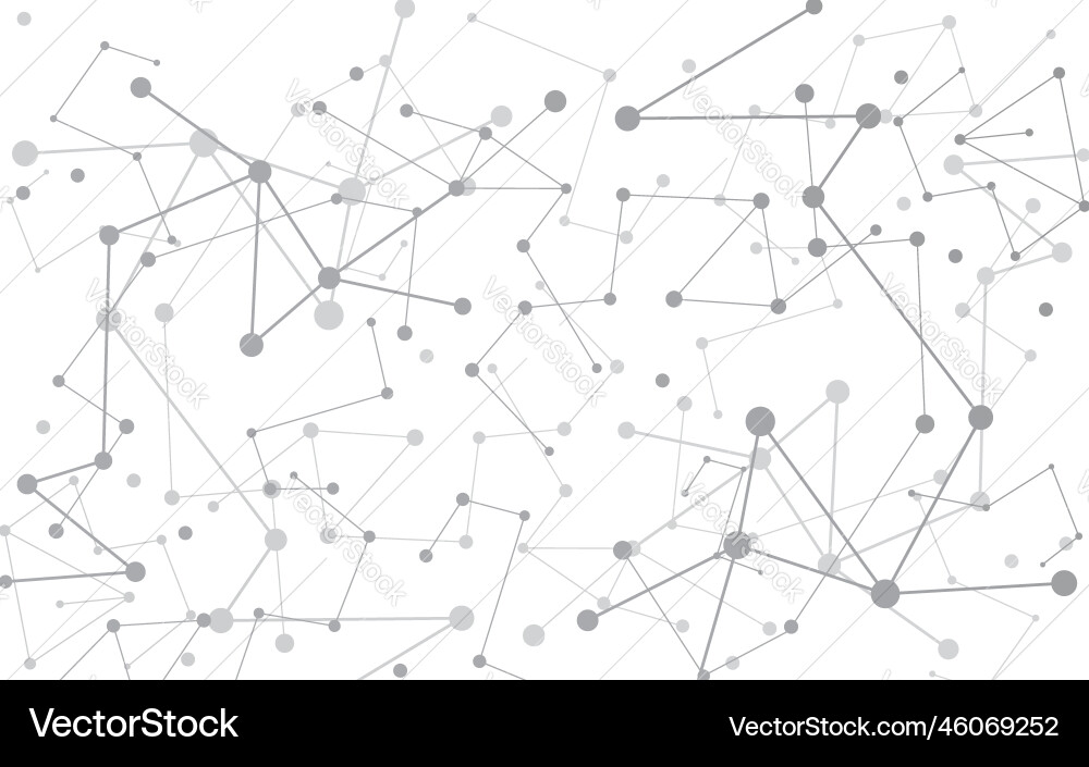 Abstracts images of monochrome network technology Vector Image
