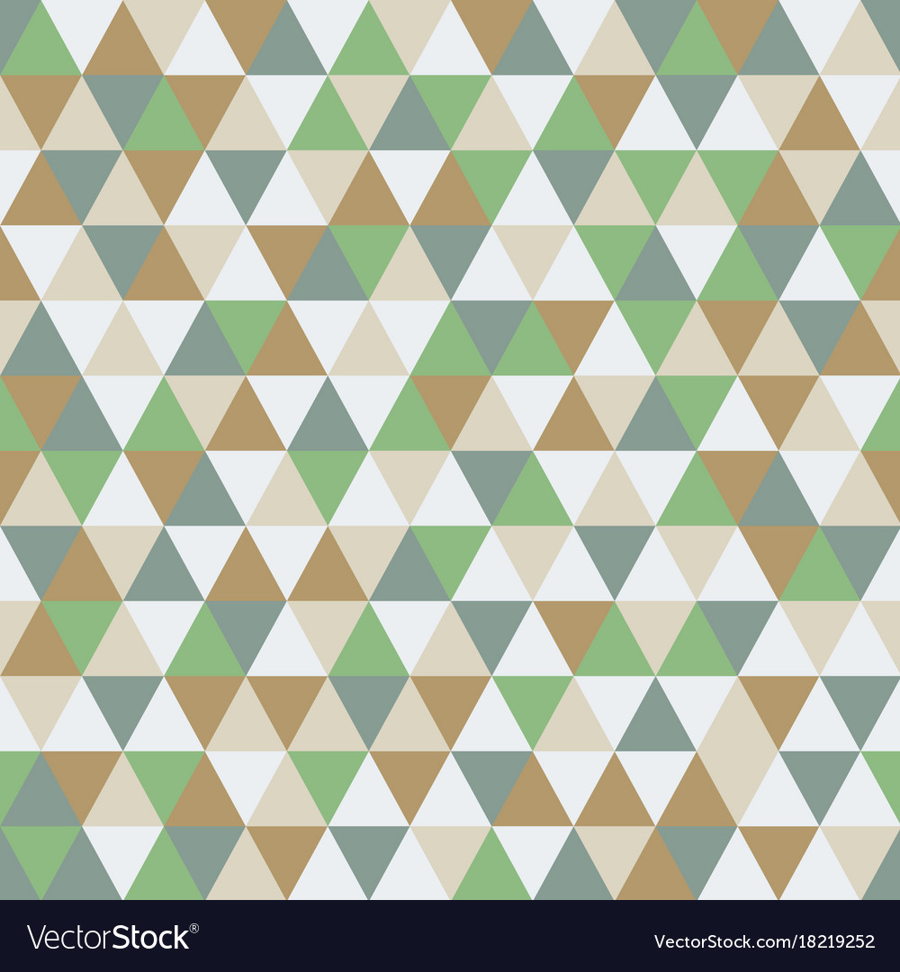 Triangle pattern with retro and fashion concept Vector Image