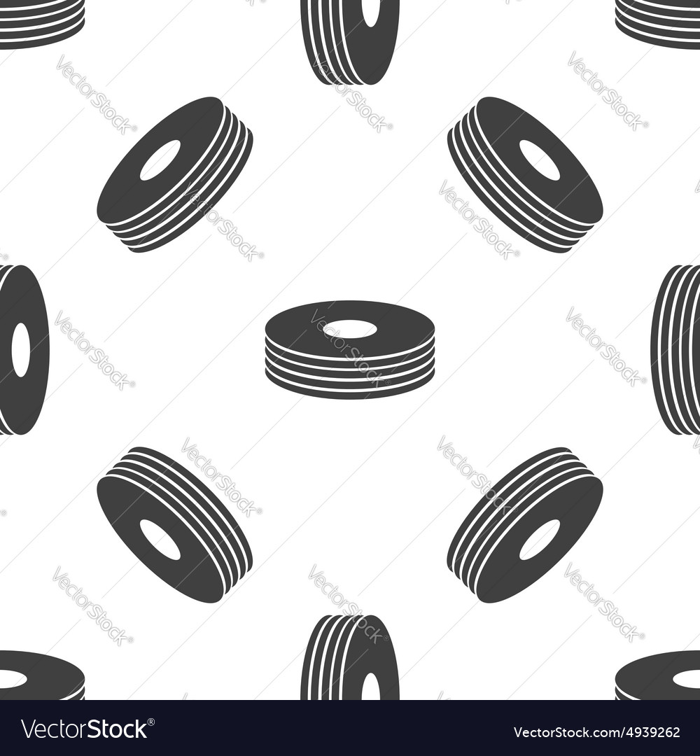 Disc pile pattern Royalty Free Vector Image - VectorStock