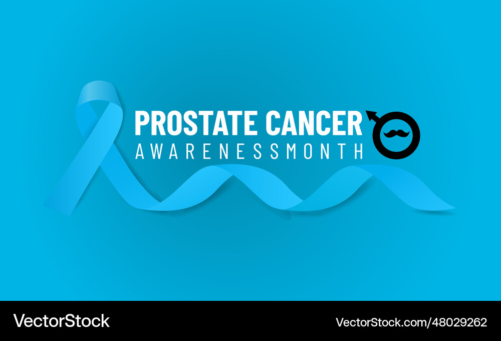 Men health prostate cancer Royalty Free Vector Image